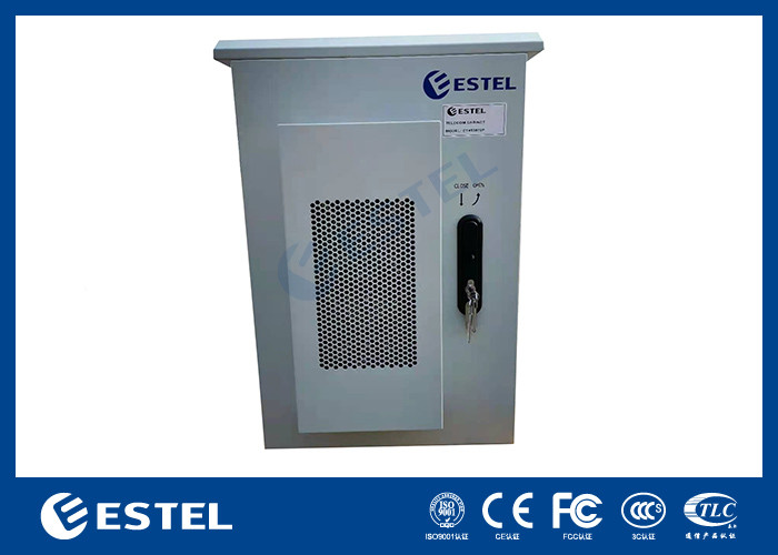 Wall Pole Mounted Outdoor Telecom Cabinet With TEC Cooler 19inch Rack ...