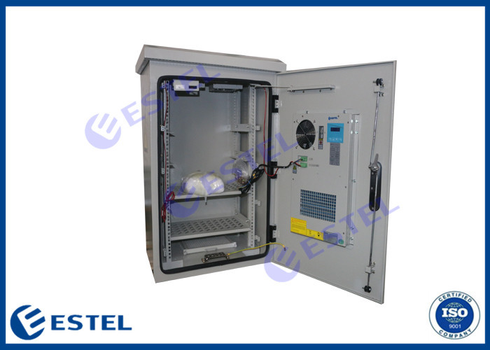 Steel IP55 19inch Rack Pole Mount Weatherproof Enclosure