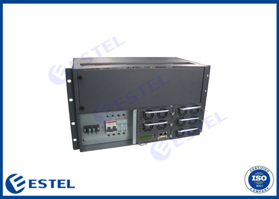 Remote Control 19inch Rack RS232 Rectifier System For Telecom
