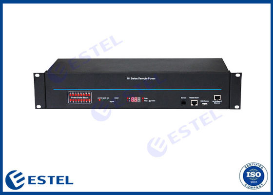 Remote Control 19inch Rack RS232 Rectifier System For Telecom