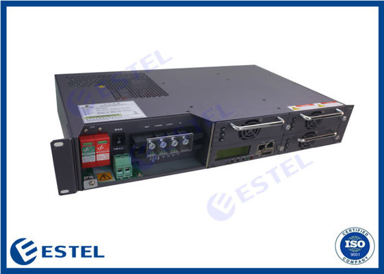 Remote Control 19inch Rack RS232 Rectifier System For Telecom